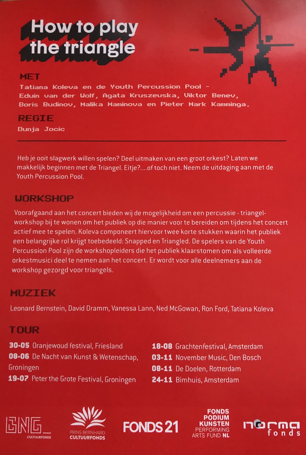 How to play the Triangle 24 november 2019 - Muziekles Waterland